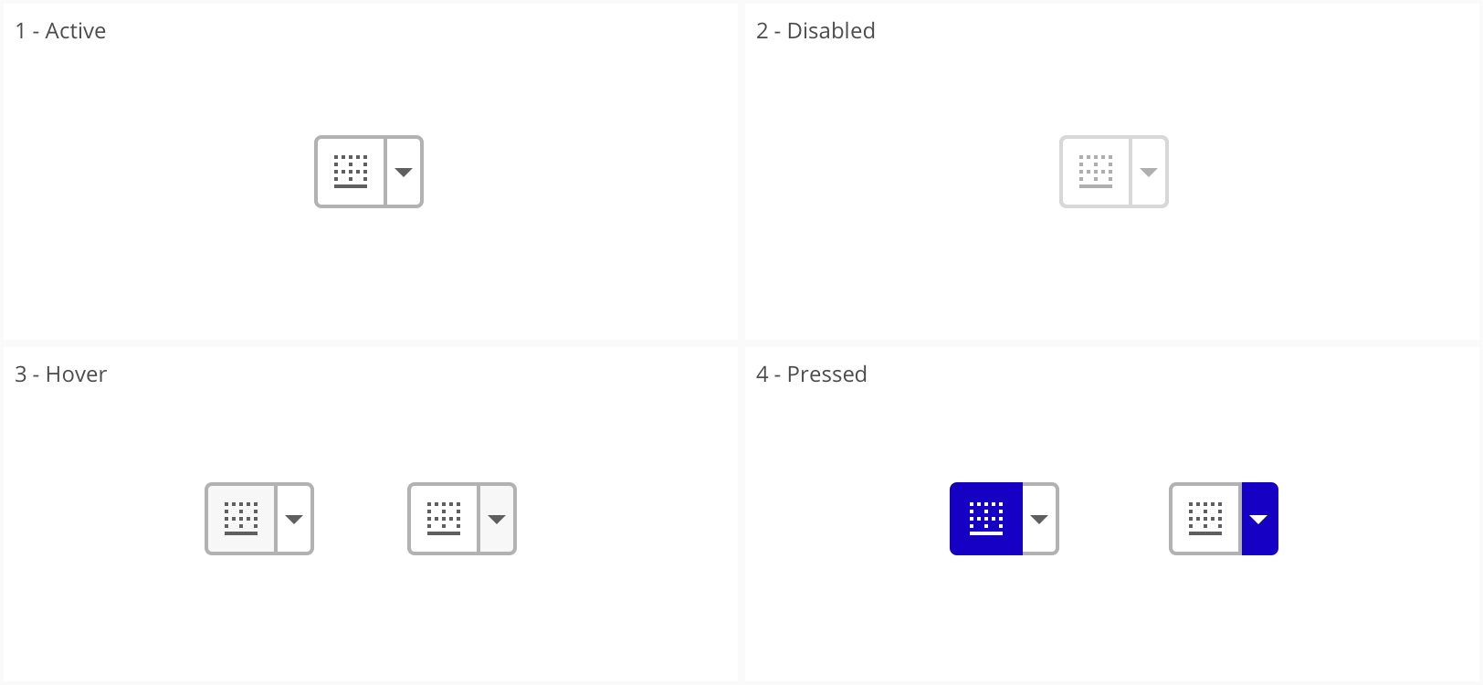 Combo icon button - Nap&Tap